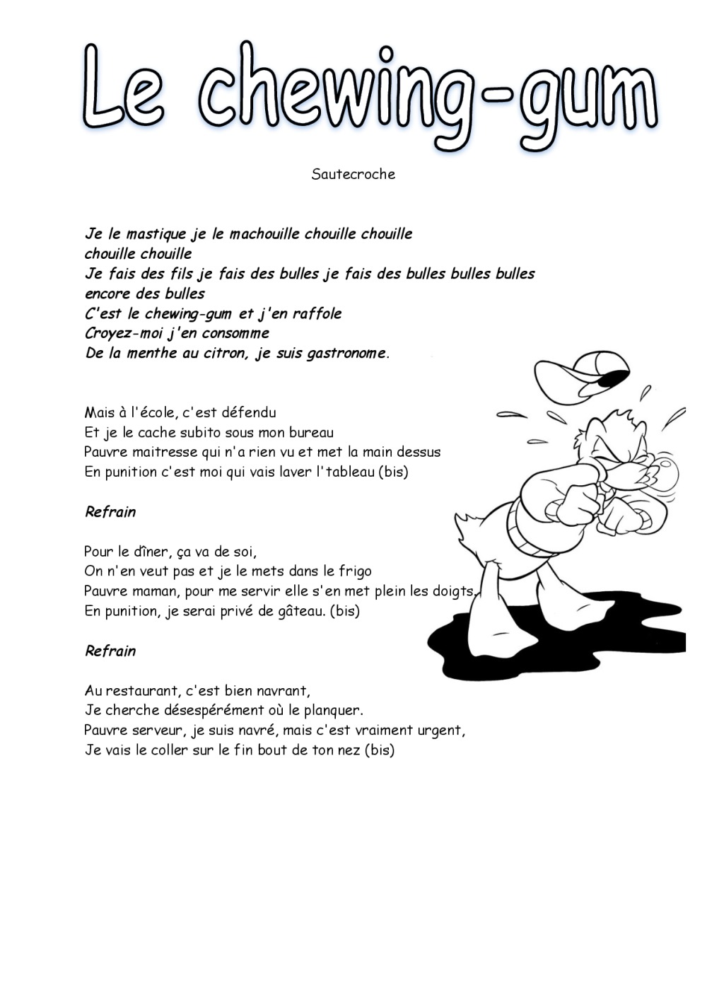 Paroles de chansons | BDRP